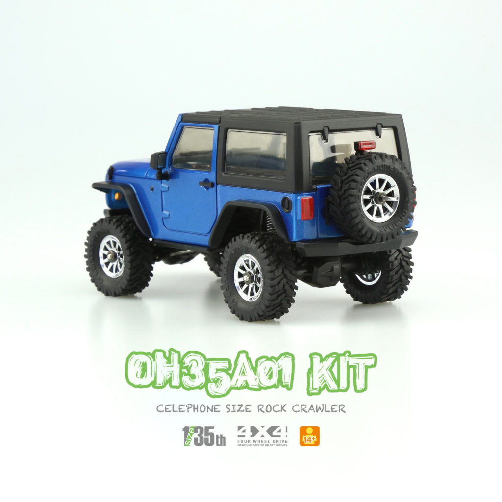 Orlandoo Hunter 1/35 RC Crawler Assembly Kit OH35A01 w/ Wrangler Kit ...