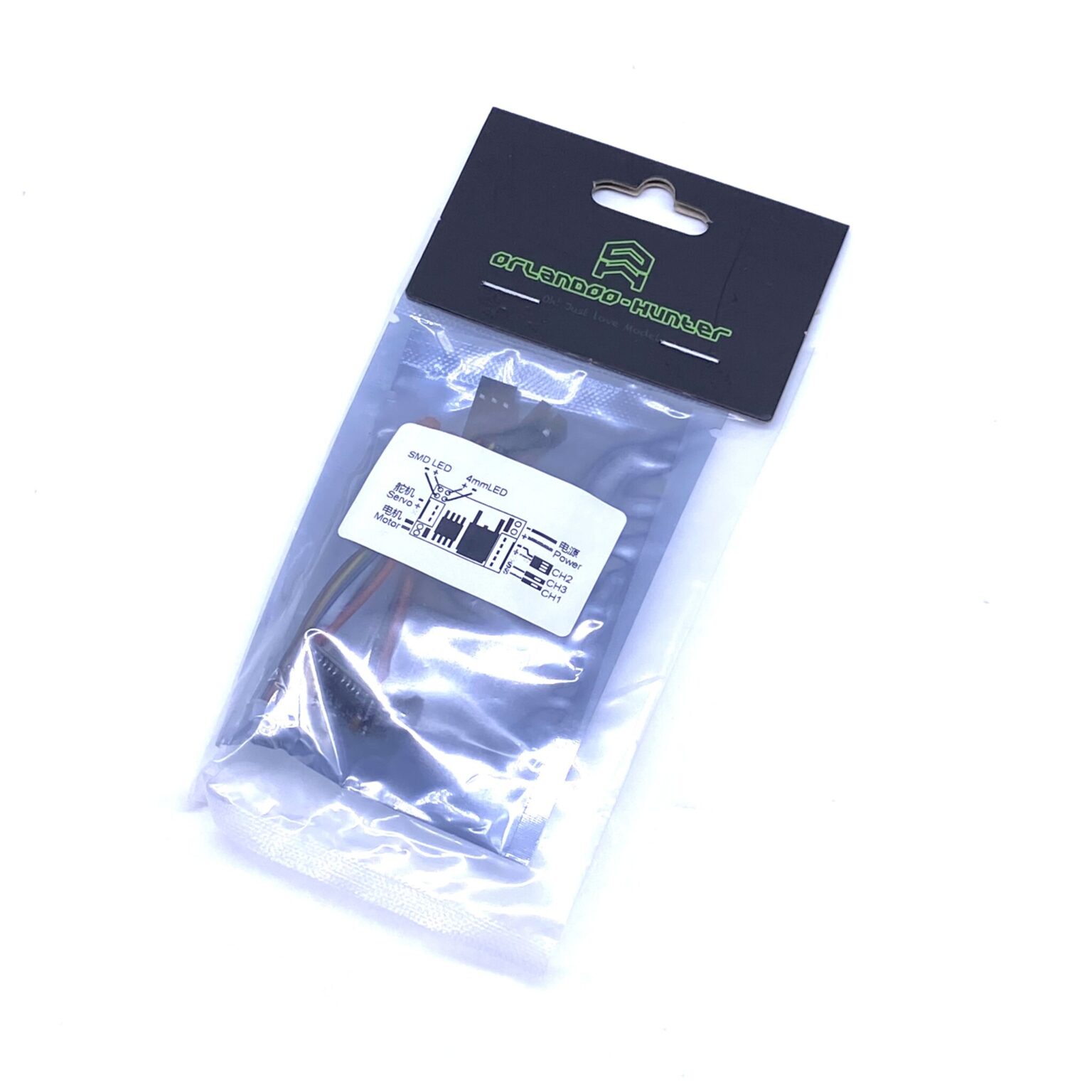 Orlandoo Hunter 2 in 1 2S Lipo Micro/Mini ESC with LED Light Kit Set # ...